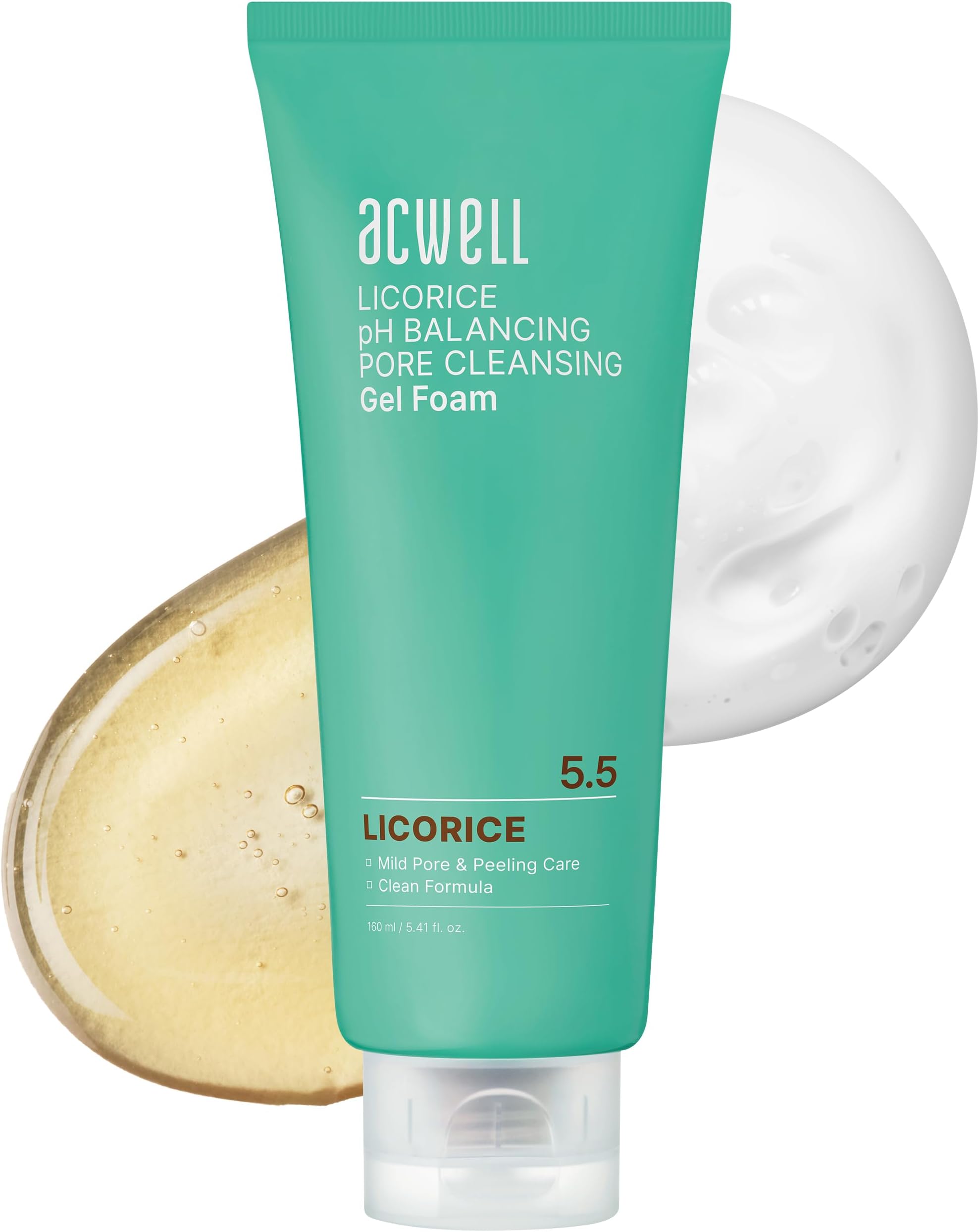 Amazon.com: ACWELL Licorice pH Balancing Pore Cleansing Gel Foam ...