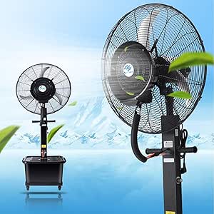 Amazon.com: Outdoor Misting Fan Commercial Oscillating Fan for Patio ...