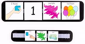 Amazon.com: PECS® Communication Book Sentence Strip™ (Black, 8" x 2 ...