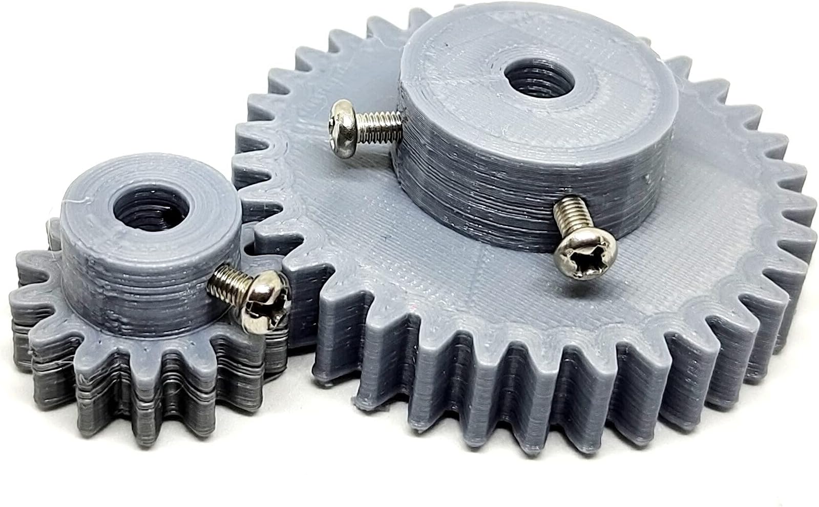 Invento 1 pair Plastic Spur gear + Worm Gear for DIY Projects : Amazon ...