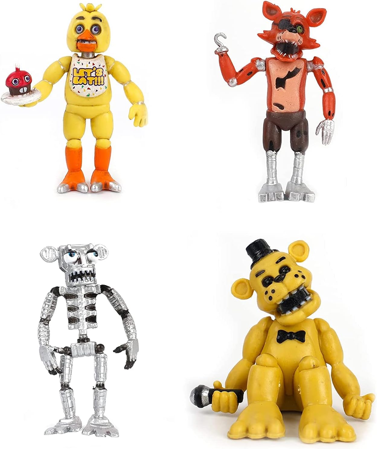 FNF Toys – Juego de 4 muñecas FNF – Juego de personajes para decoración ...