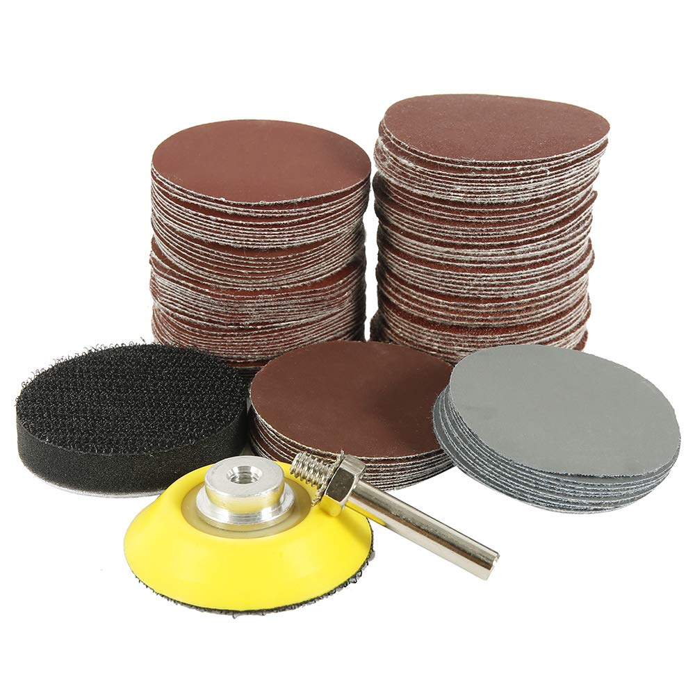 Txkrhwa 120Pcs Sanding Disc 2 Inch Sanding Pads 60-3000 Grit Round ...