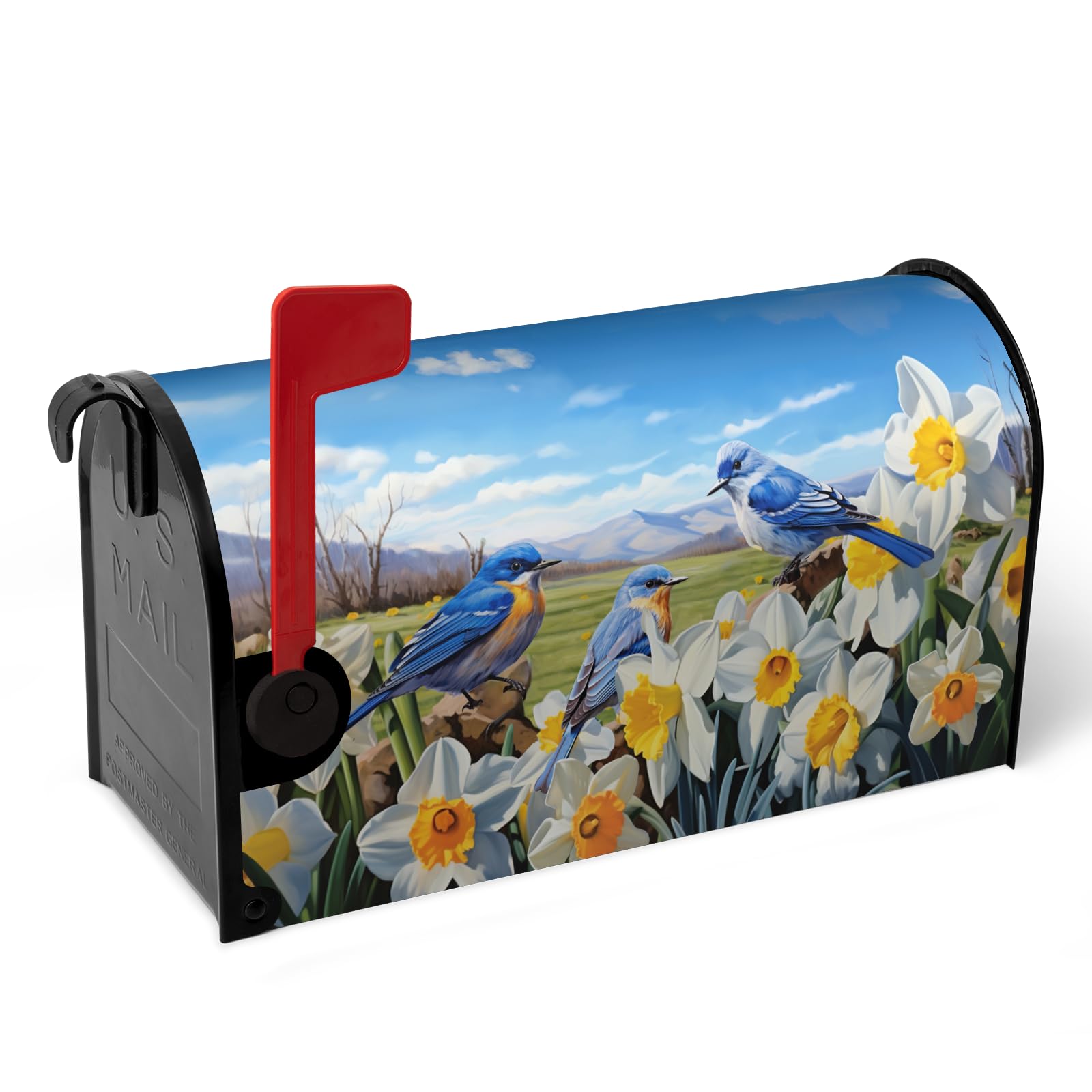 Amazon.com: Dacawin Spring Flower Mailbox Covers Magnetic Oversized ...