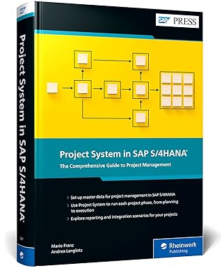 Amazon.com: Project System in SAP S/4HANA: The Comprehensive Guide to Project Management (SAP ...