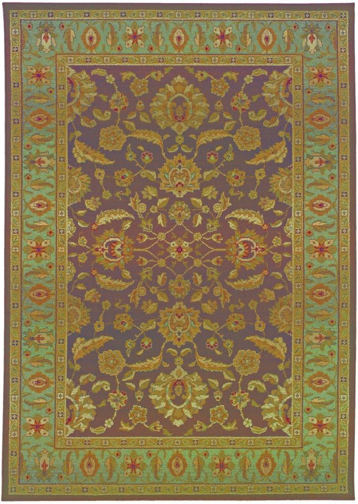 Amazon.com: Oriental Weavers Sphinx Traditional 8' Round Espresso ...