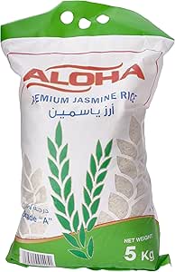 Aloha Premium Jasmine - 5 Kg, Pack of 1, V3600 : Buy Online at Best ...