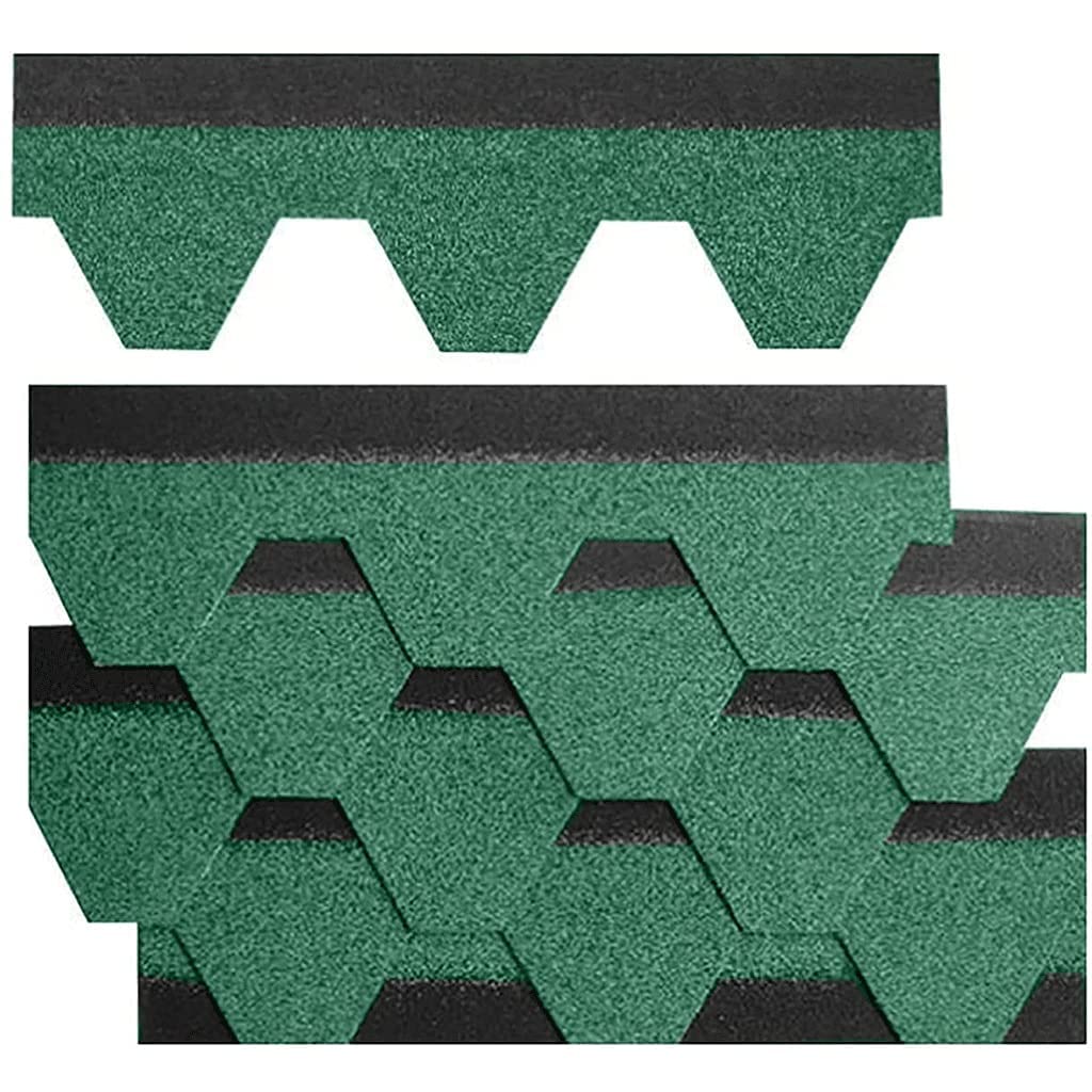 Buy Felt Shingles Hexagonal Bitumen Roof Shingles 1©O Outdoor Shed ...