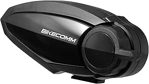 Amazon.com: BIKECOMM BK-S2 Motorcycle Bluetooth Intercom Headset (Single Black) - Audio ...
