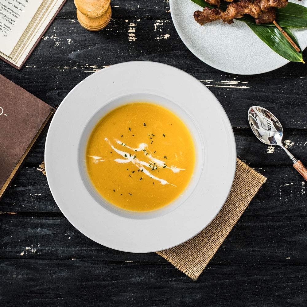 Artena 8 Ounces Pasta Bowls Set of 4, 8.5 inch Soup Bowls, Advanced ...