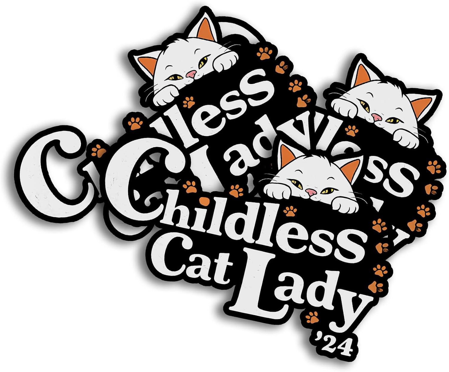 Amazon.com: Empower Your Voice with Childless Cat Ladies Vote Childless ...