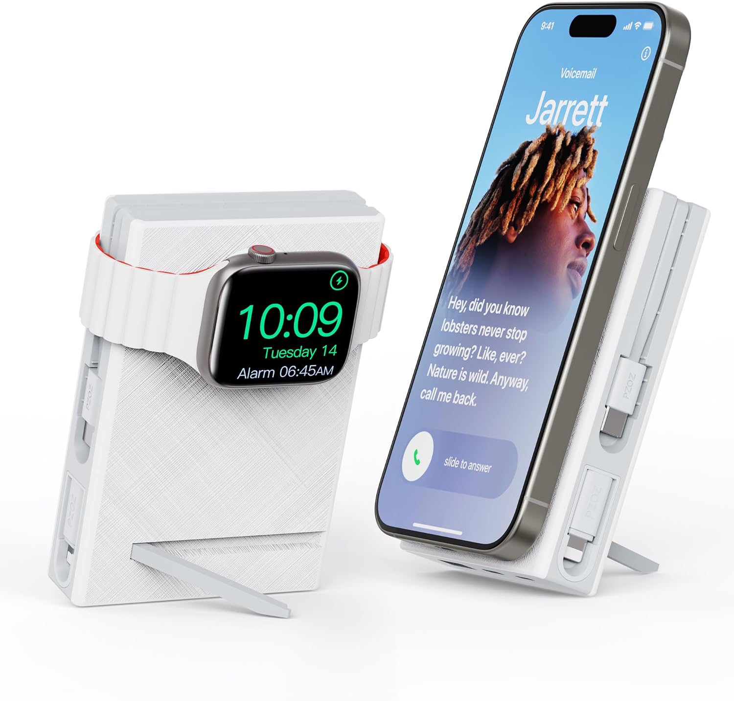 PZOZ Wireless Power Bank 10,000mAh - Magnetic Powerbank with Apple ...