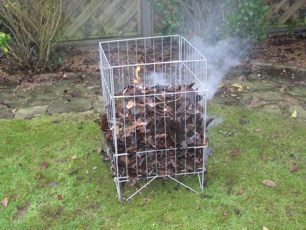 Garden Pride Galvanised Incinerator Cage, Garden Leave Wood Burner, 164 ...