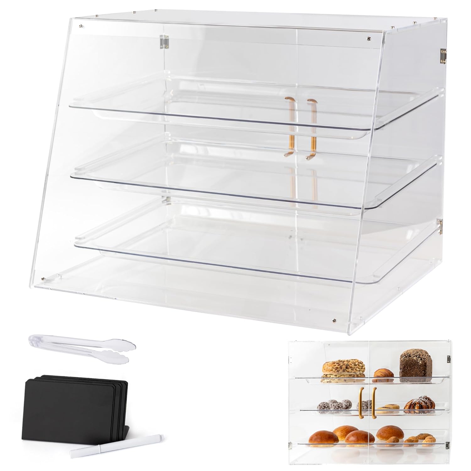 Amazon.com: Bakery Display Case | Pastry Display Case for Baking ...