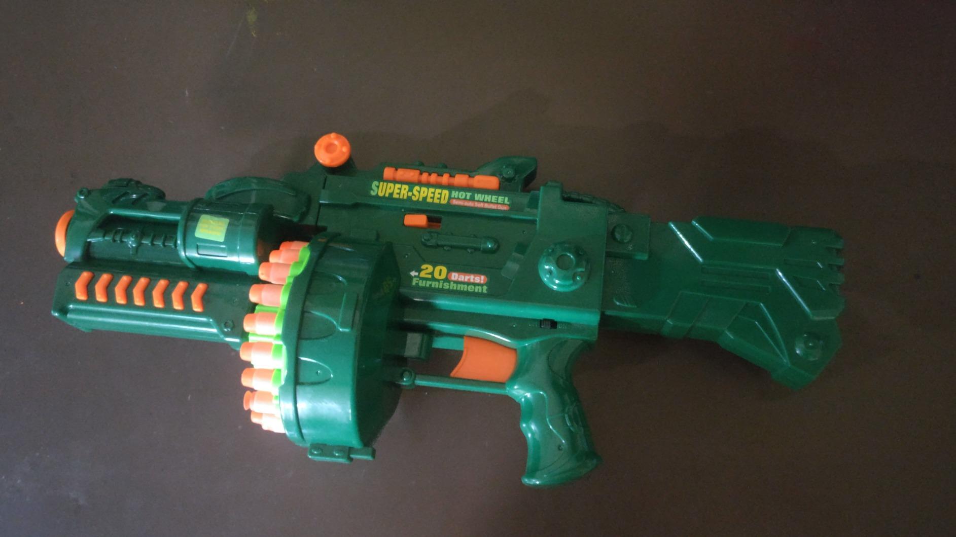 Zest 4 Toyz Automatic Blaze Storm Soft Bullet Blaster Gun with 40 PCS ...