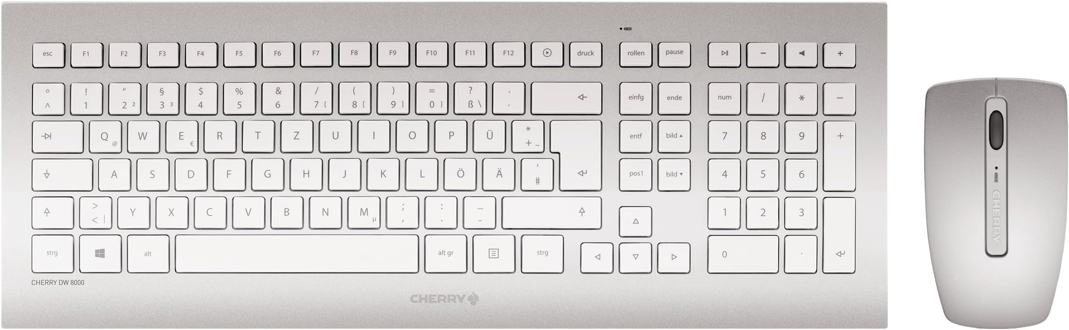 CHERRY DW 3000, Kabelloses Tastatur-Maus-Set, Deutsches Layout , 2,4 ...