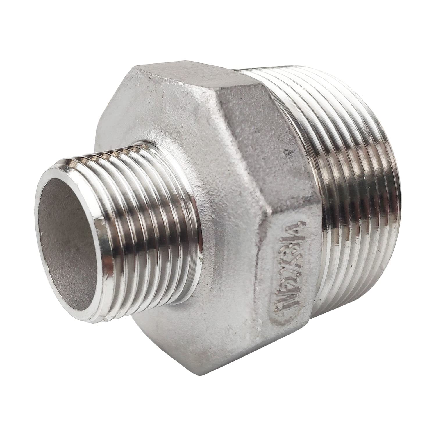 Snapklik.com : Male Hex Nipple Threaded Reducer Connector Pipe Fitting ...