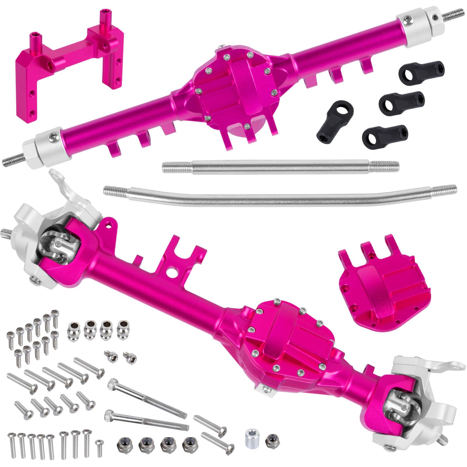 Amazon.com: BRCatWPark RC Front Rear Portal Axles Upgrades Part for 1/ ...