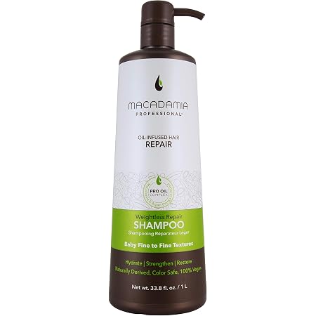 Amazon.com: Nourishing Repair Shampoo 33.8oz Macadamia Professional ...