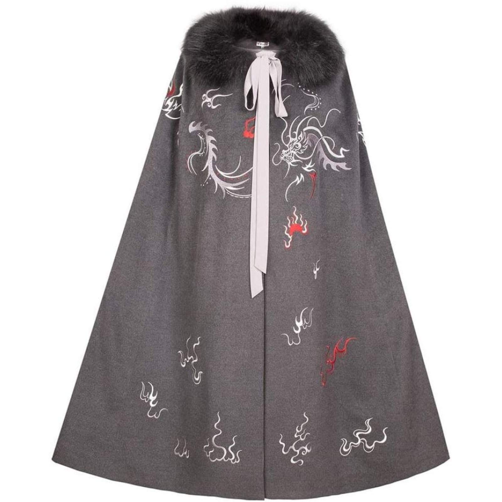 Zhang Mens Traditional Hanfu Dress Cloak Ancient Clothing Chinese Style ...