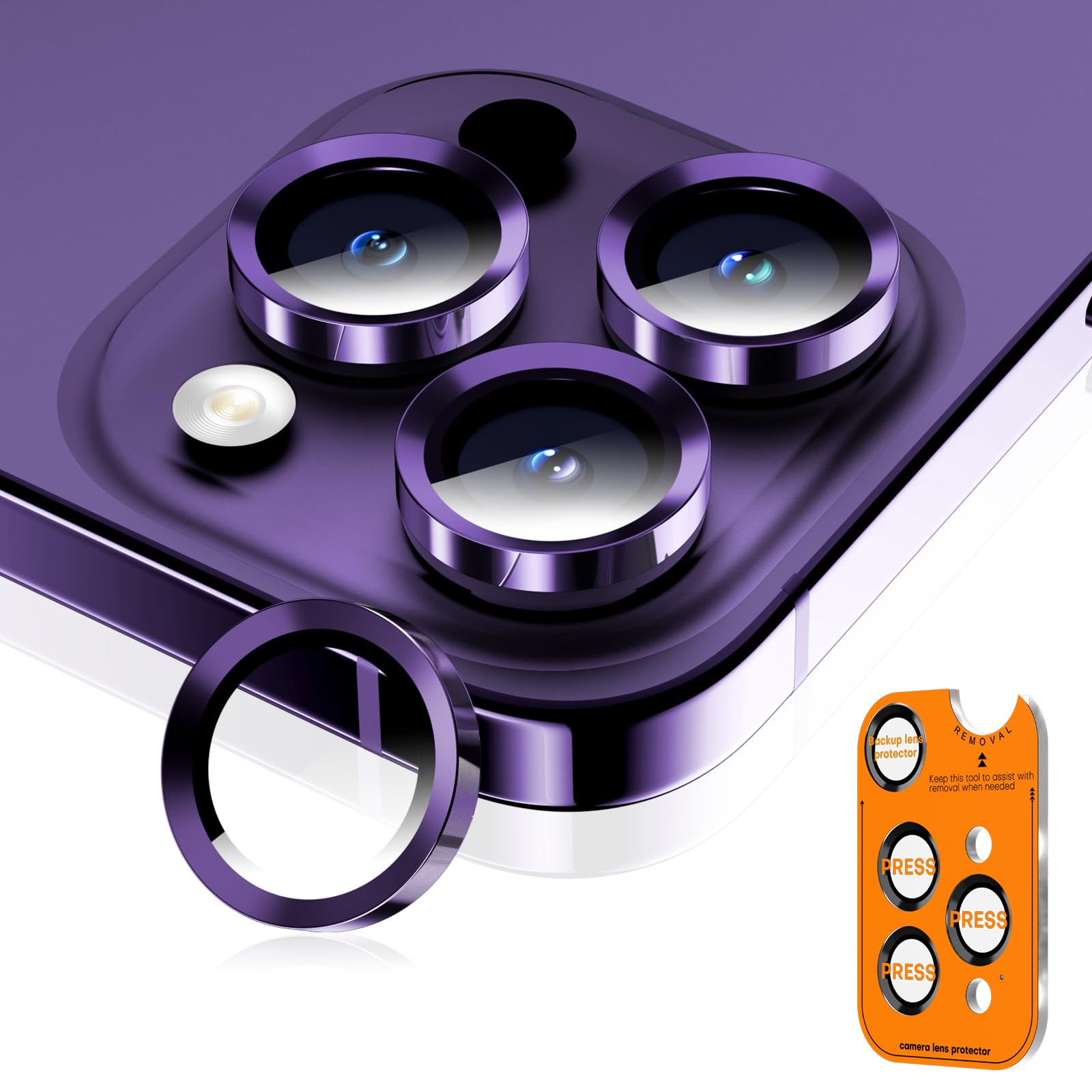 Amazon.com: Wumigoo Camera Lens Protector for iPhone 16 Pro Max/16 Pro ...