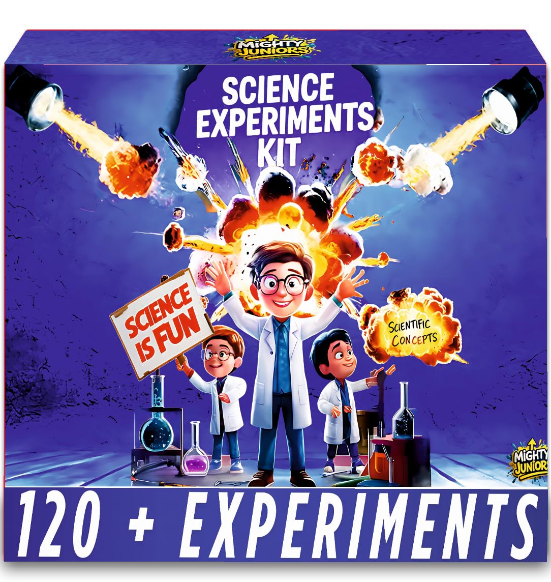 Buy Mighty Junior's Ultimate Science Experiment Kit 120 +Fun Science ...