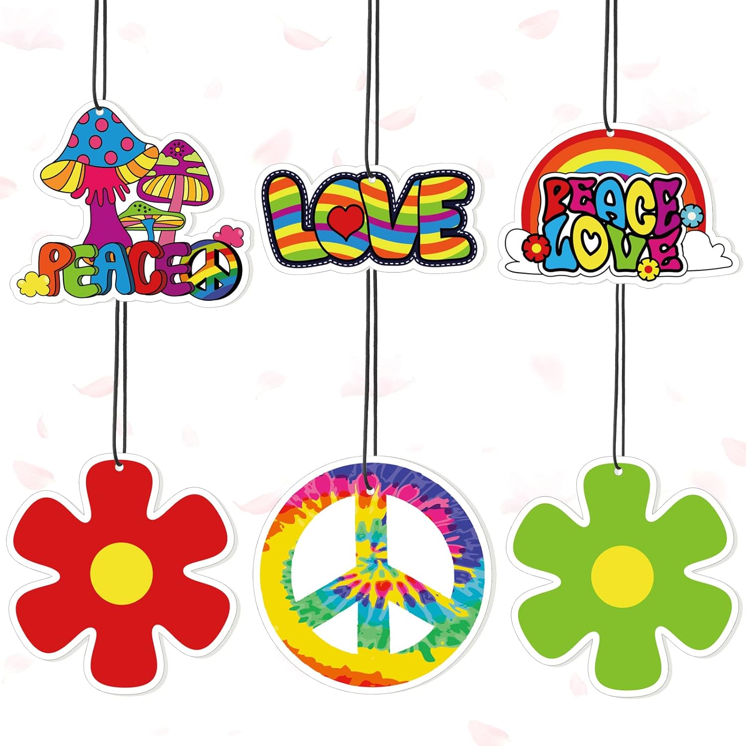 Amazon.com: 12 Pcs Car Air Fresheners Cute Car Interior Accessories ...
