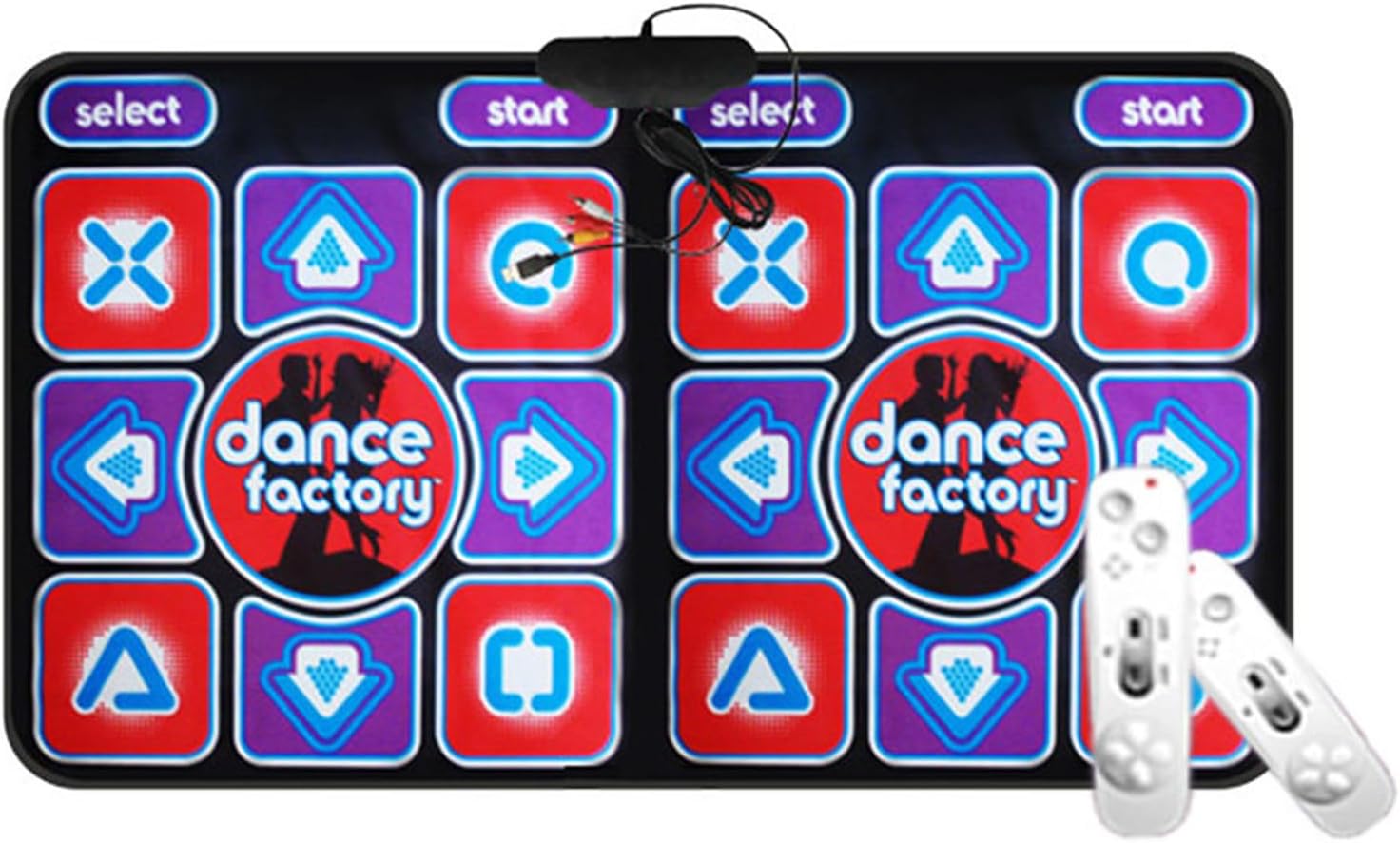 Amazon.com: Double Dancing Mat, Wired Dance Mat Game Non Slip with 2 ...