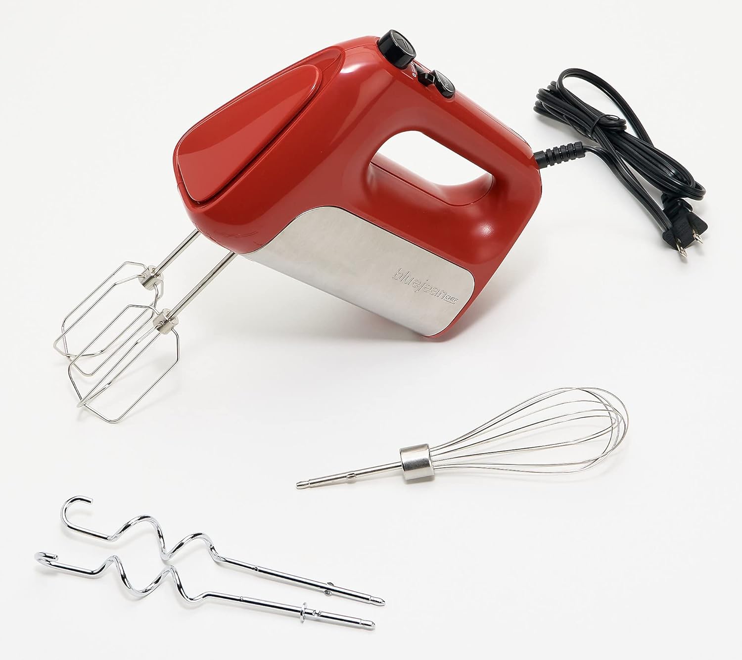 Amazon.com: Blue Jean Chef Variable Speed Hand Mixer with Dough Hooks ...