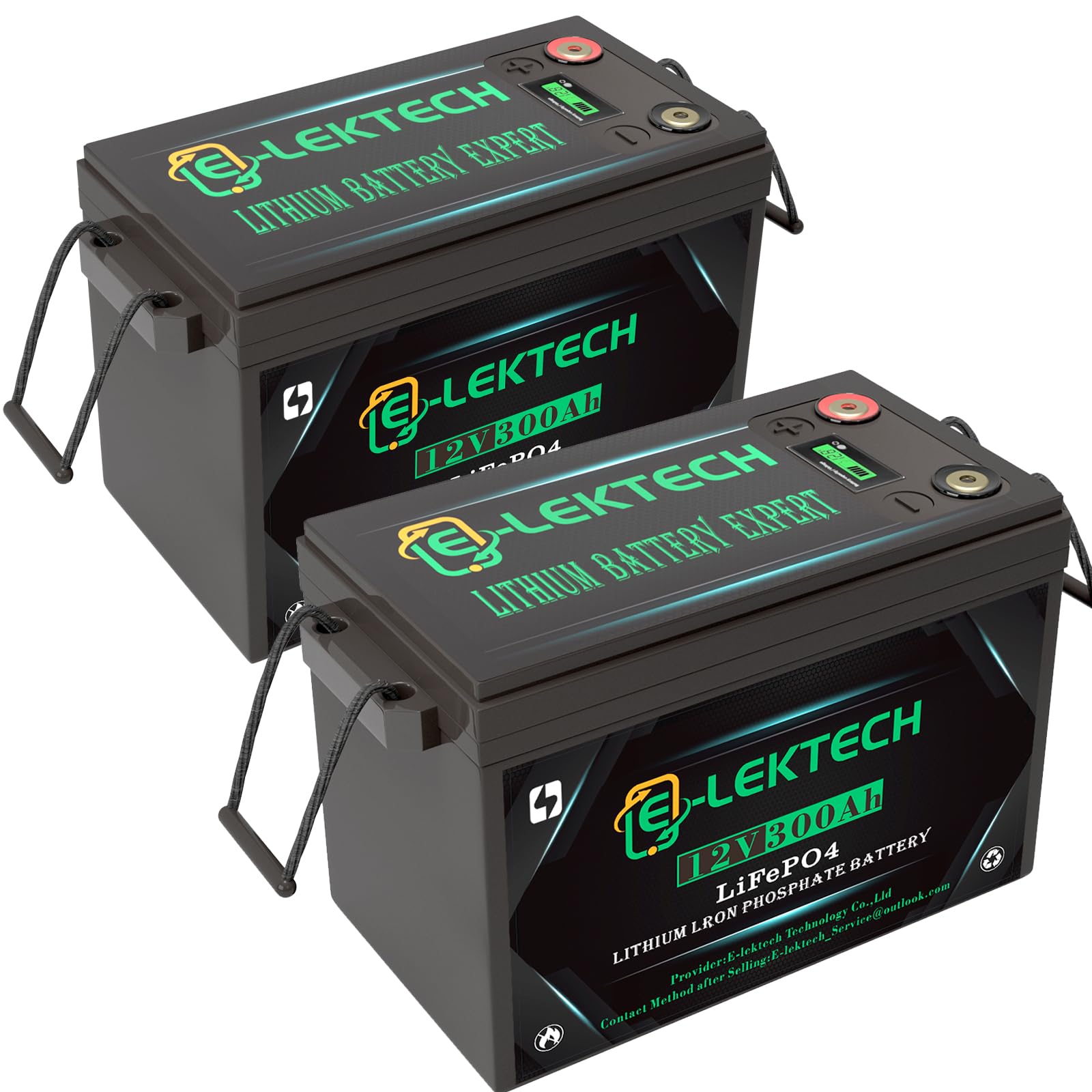 24v 300ah 2pack 12v 300ah Lifepo4 Lithium Battery Small Size ...