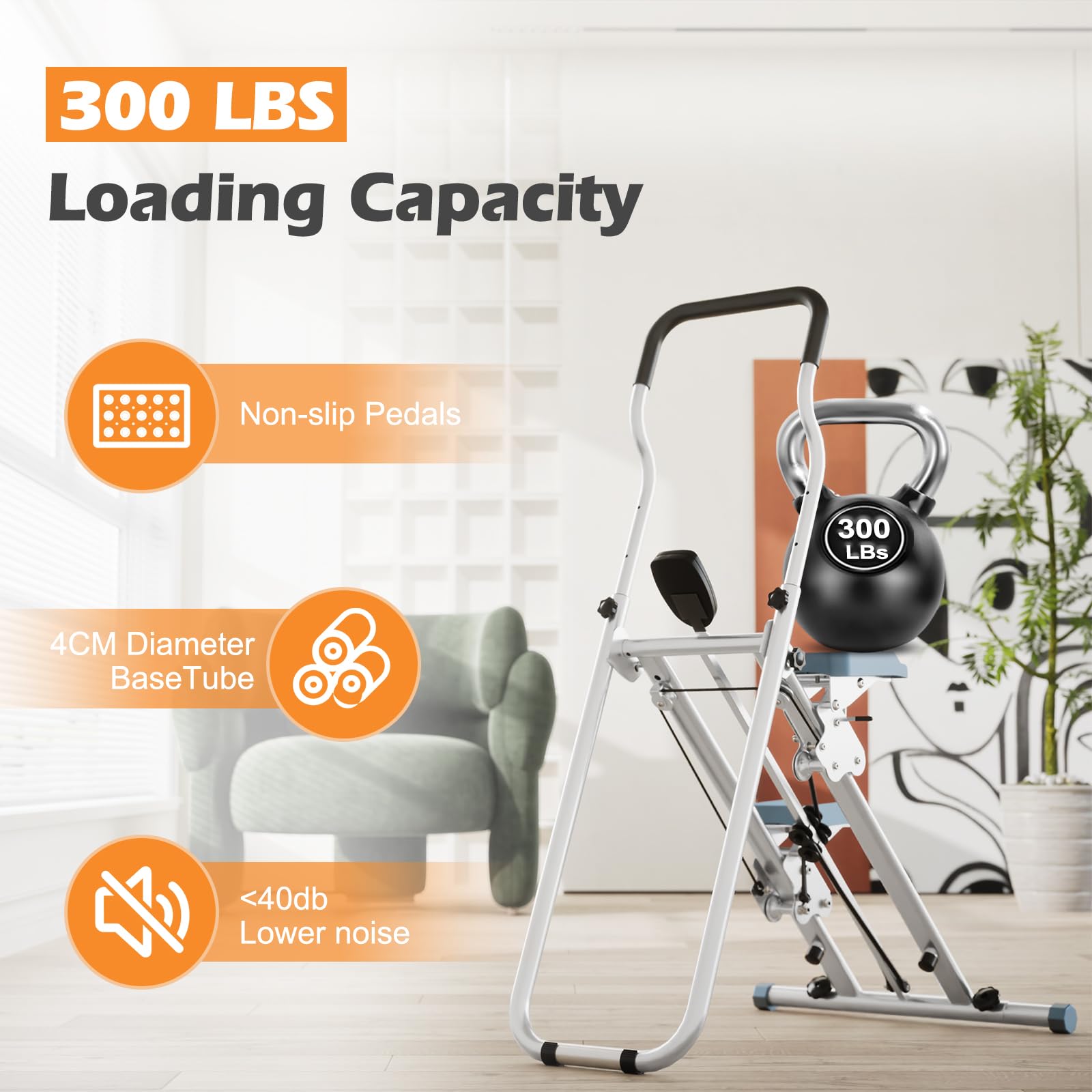 Compact Stepper Folding Stair Stepper Machine For Home - Vertical ...