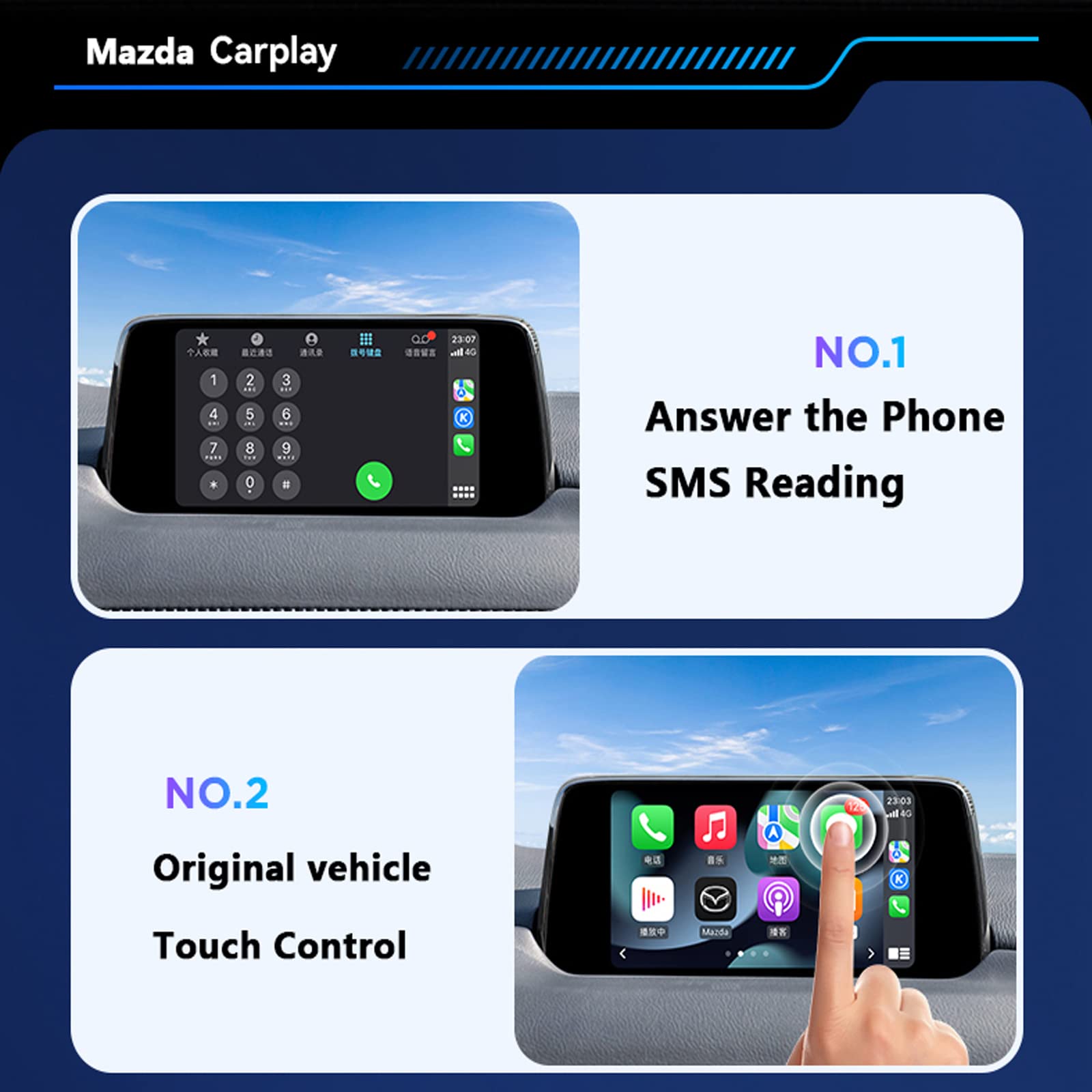 Snapklik.com : TK78-66-9U0C Wired Carplay Adapter Retrofit Kit For ...