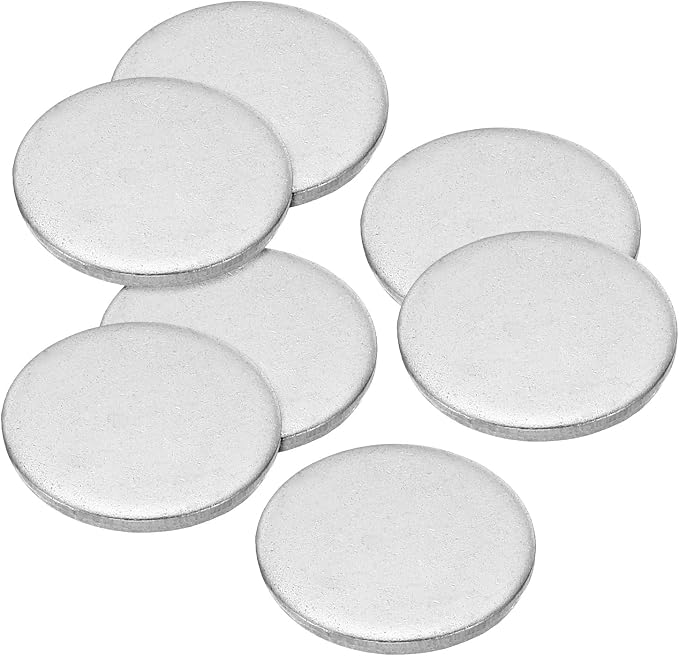 Amazon.com: PATIKIL 19mm Steel Disc, 40Pcs Metal Stamping Blanks Tags ...