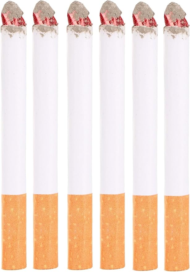 Amazon.com: Fun Costumes Fake Puff Cigarettes Accessory 3" (6 Pack ...