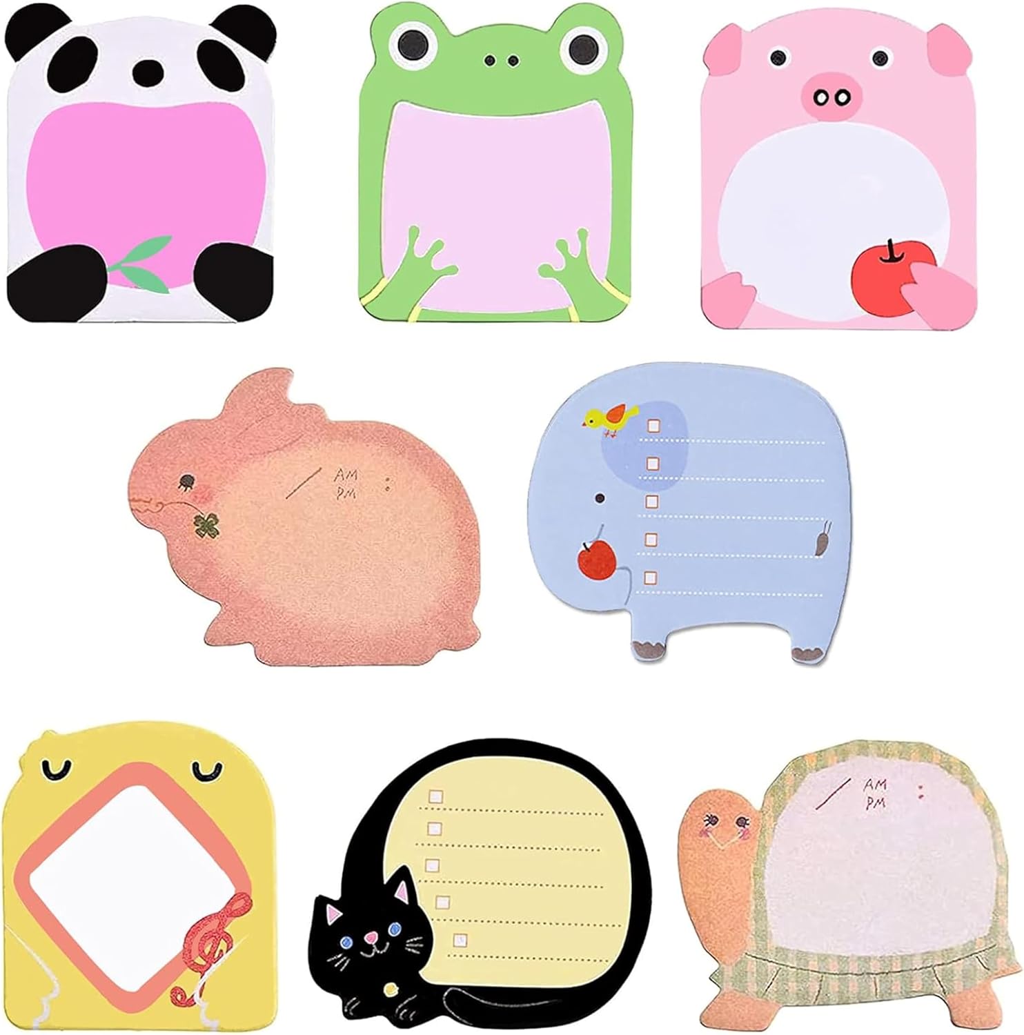 24-Pack Cartoon Animal Post-It Notes, Animal Design, Mini Post-It ...
