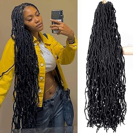 Amazon.com : 40 Inch New Soft Locs Crochet Hair 6 Packs Natural Color ...