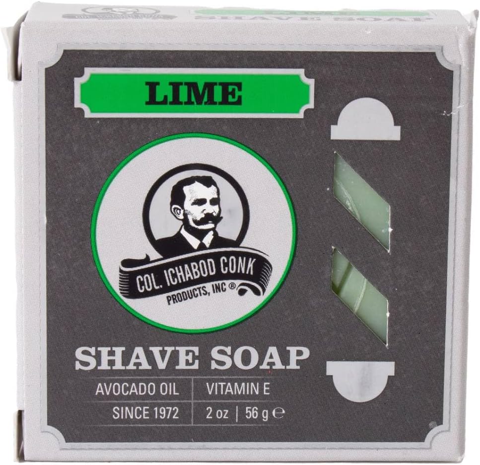 Amazon.com: COL CONK LIME GLYCERINE SHAVE SOAP : Beauty & Personal Care