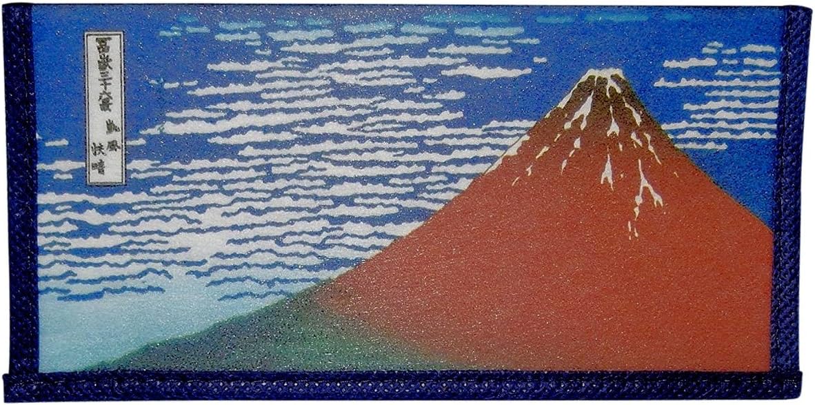 Set of 2 Japanese Rice Paper Wallets or Checkbook Cover Mt. Fuji ...