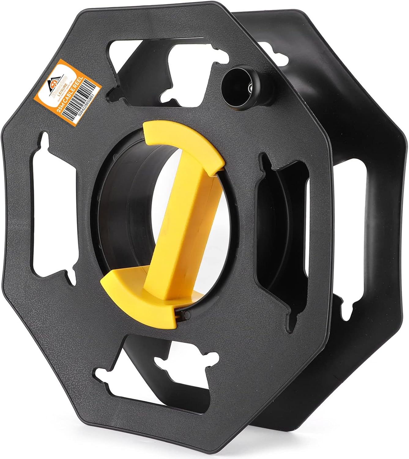 Xtremeauto Heavy Duty Black Cable Reel Empty 25m - Cable Reel Holder ...