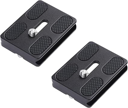 Amazon.com : Sequpr 2 PCS Camera PU50 Quick Release Plate with 1/4 ...