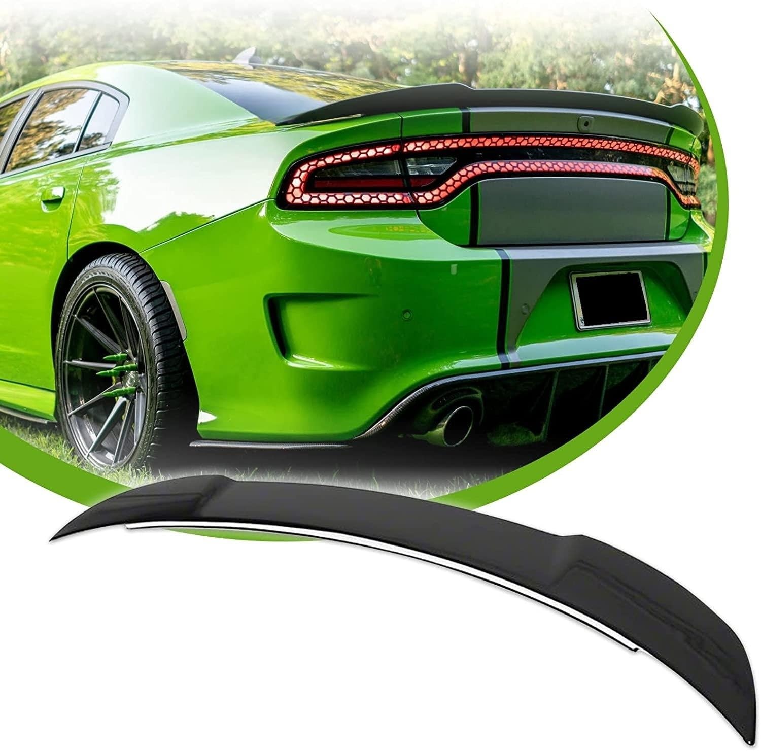Buy Rear Spoiler Compatible with 2011-2021 Dodge Charger RT SXT SRT ...