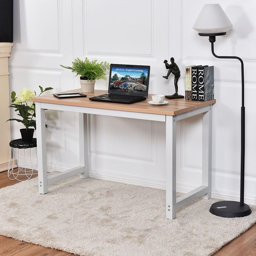 Amazon.com: CHEFJOY Computer Desk PC Laptop Table Wood Work-Station ...