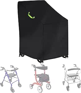 Amazon.com: Klmnop Rollator Walker Cover, Waterproof Heavy Duty 420D ...