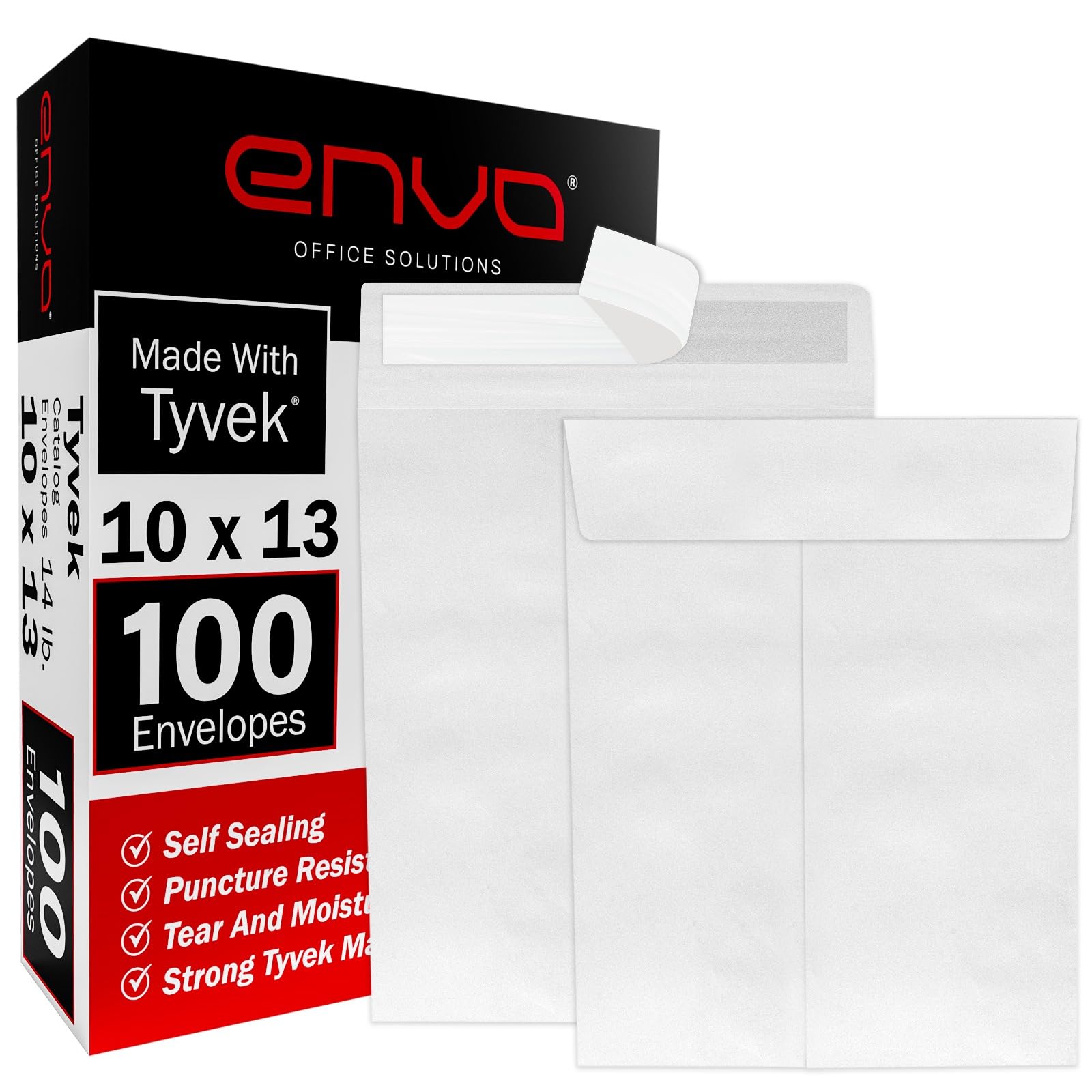 Amazon.com : 10x13 Envelopes, Tyvek Envelopes, Mailing Envelopes 10x13 ...