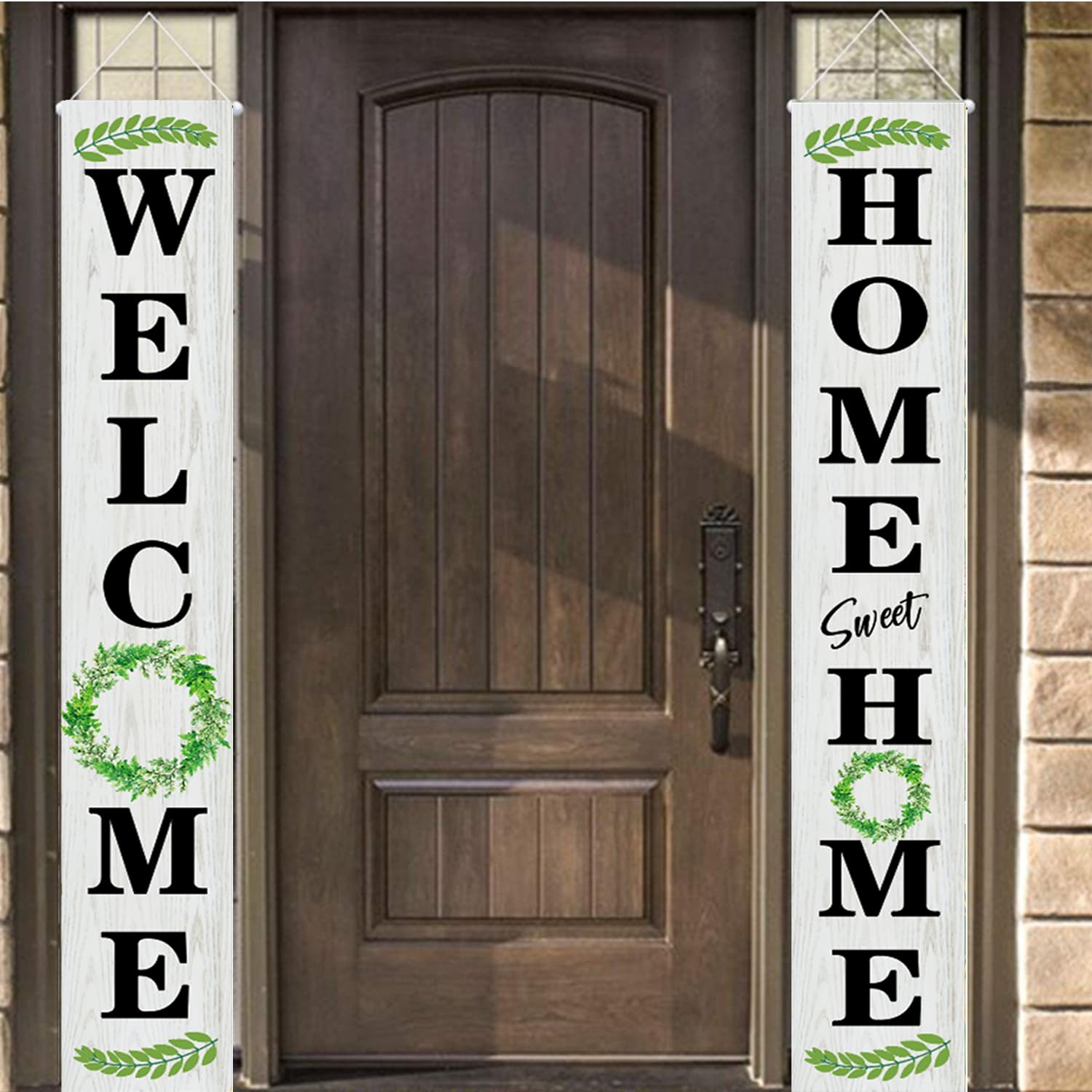Amazon.com: LOONELO Welcome Home Porch Banner Decorations with 70.8"X11 ...