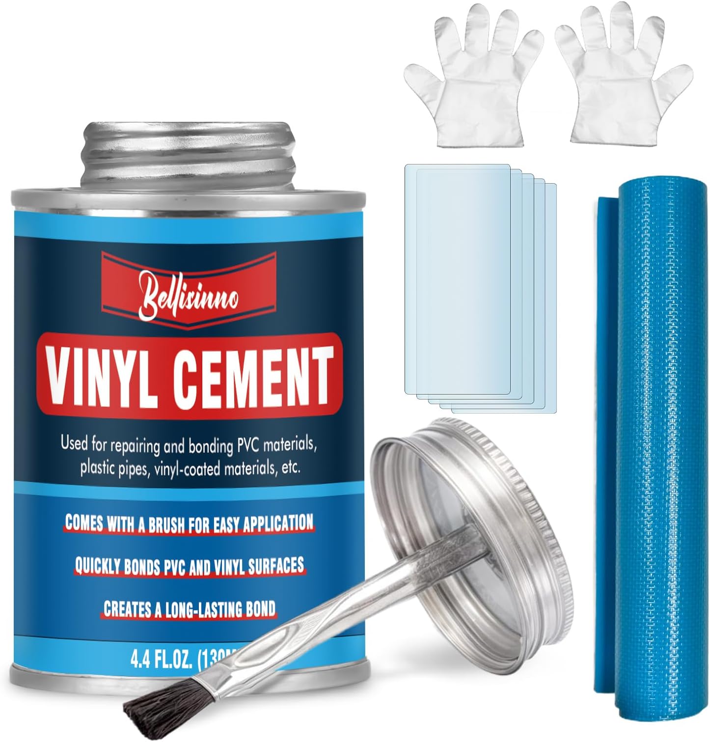 Amazon.com: 8 oz Vinyl Cement Glue - Non-Brittle, Zero Shrinkage ...