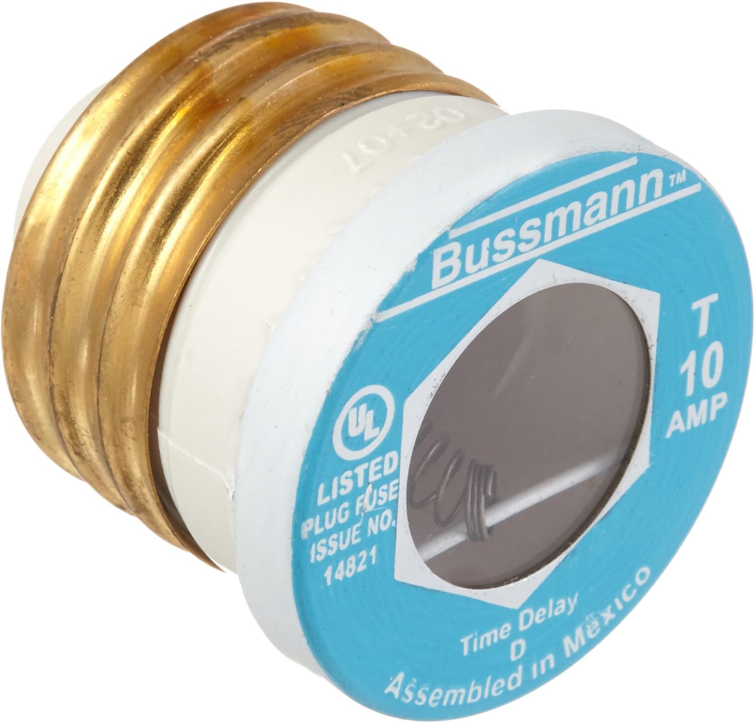 Amazon.com: Bussman BP/S-10 10 Amp Dual-Element Time-Delay Rejection ...