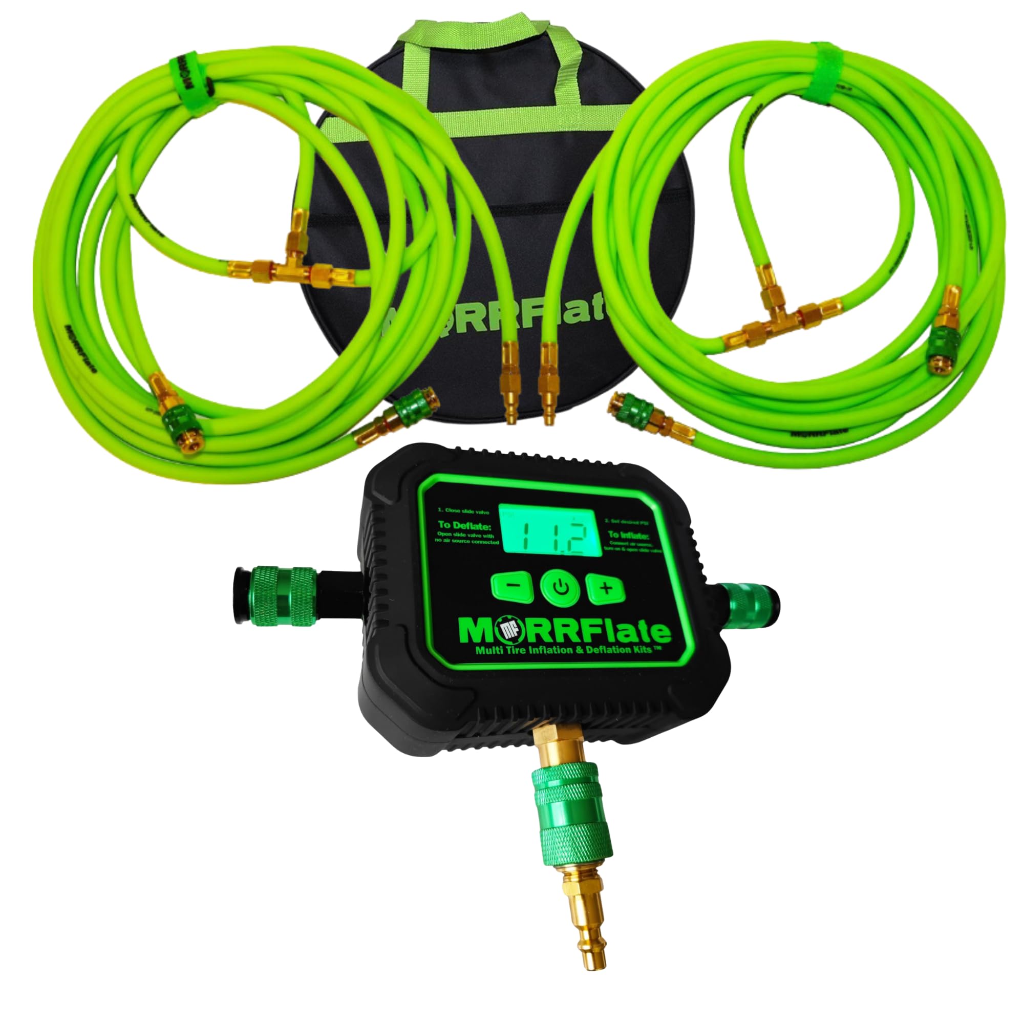 Amazon.com: MORRFlate Air Hub + Air Hub Hoses Quad 125" Wheelbase 4 ...