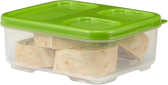 Amazon.com: Rubbermaid LunchBlox Sandwich Container, Green 1: Lunch ...