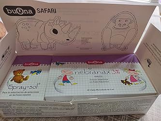 BUONA NEBIANAX 3% KIT viales+spray, x1 : Amazon.es: Bebé