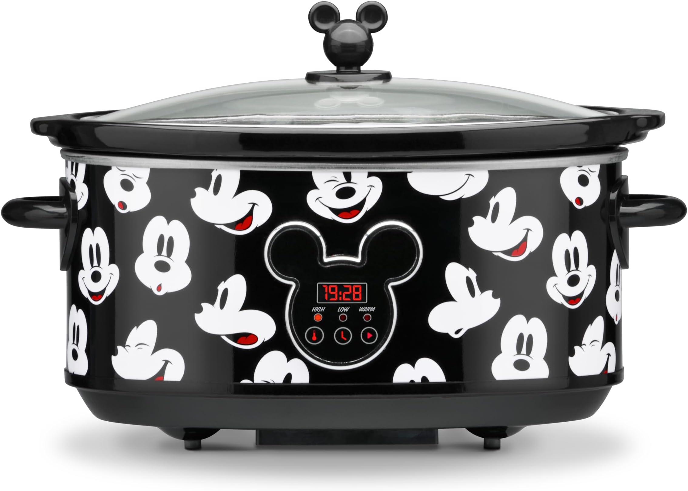 Amazon.com: Disney Mickey Mouse 7-Quart Digital Slow Cooker with Sound ...